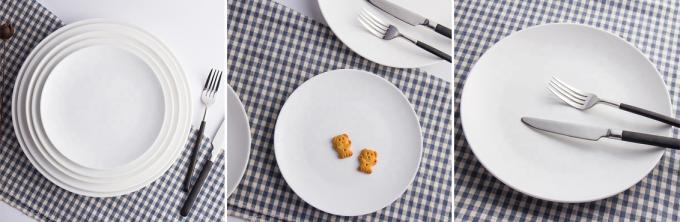 Round Sublimation 10" Ceramic Dinner Plates