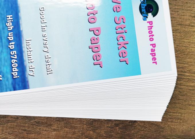 Crease Proof 90gsm Glossy Printer Sticker Paper