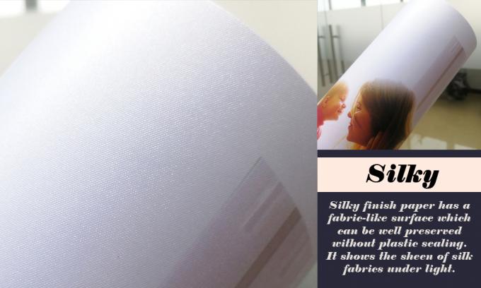 260gsm Glossy Satin Luster RC Photo Paper Roll 24 42 Inch Width